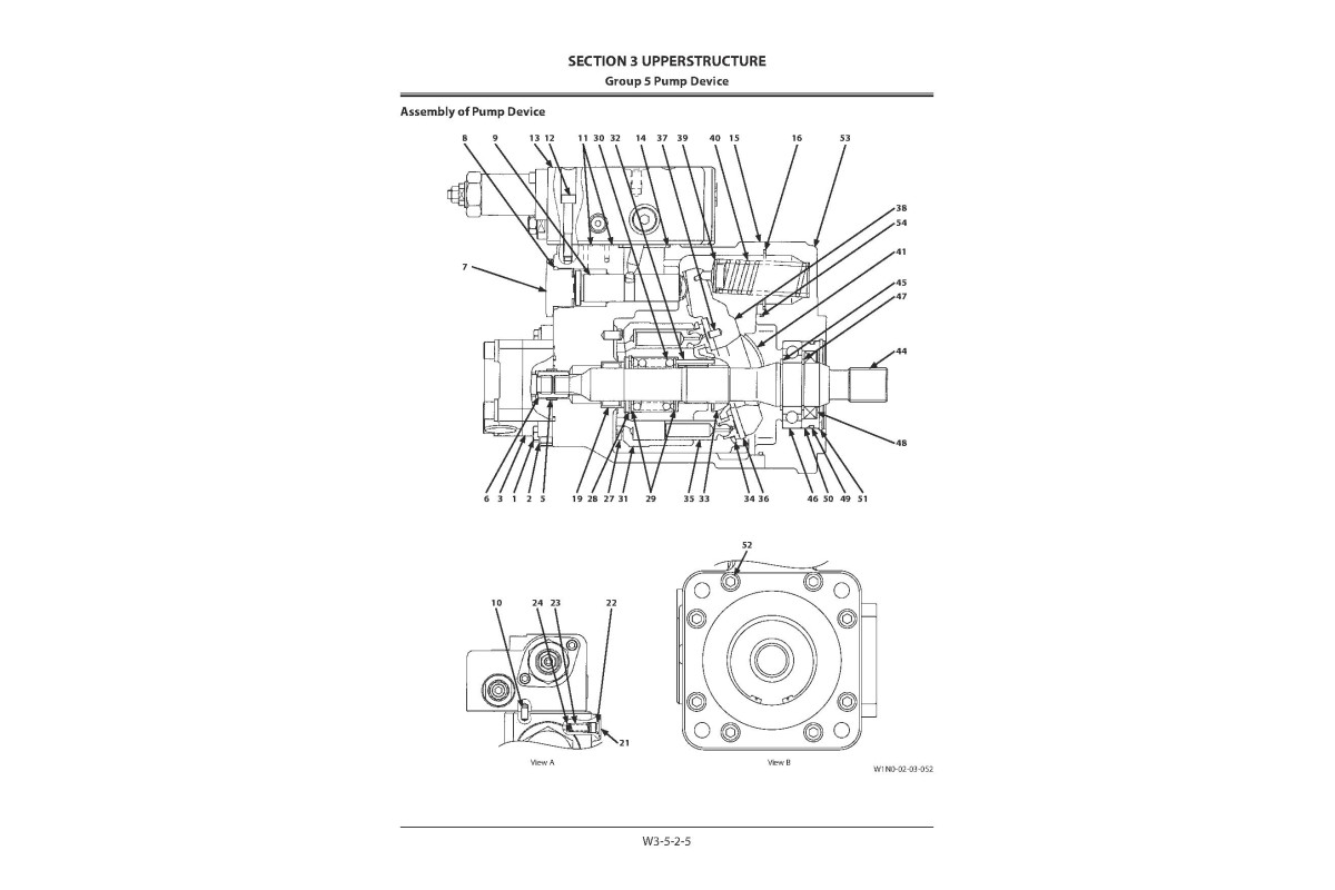 Hitachi Zaxis 65USB-5A Compact Excavator set of Service Manuals download